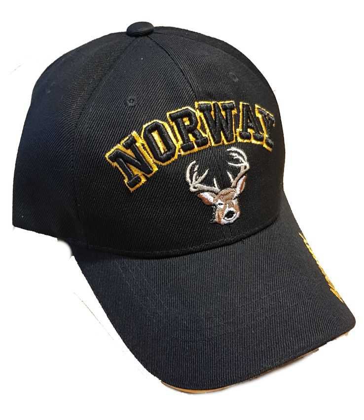 Caps Hjort sort - CAPS OG HATTER - norion-engros.no